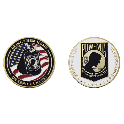 POW*MIA All Gave Some, Some Gave All Challenge Coin - Veteran Challenge ...