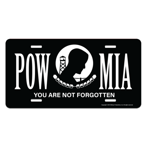 POW-MIA License Plate