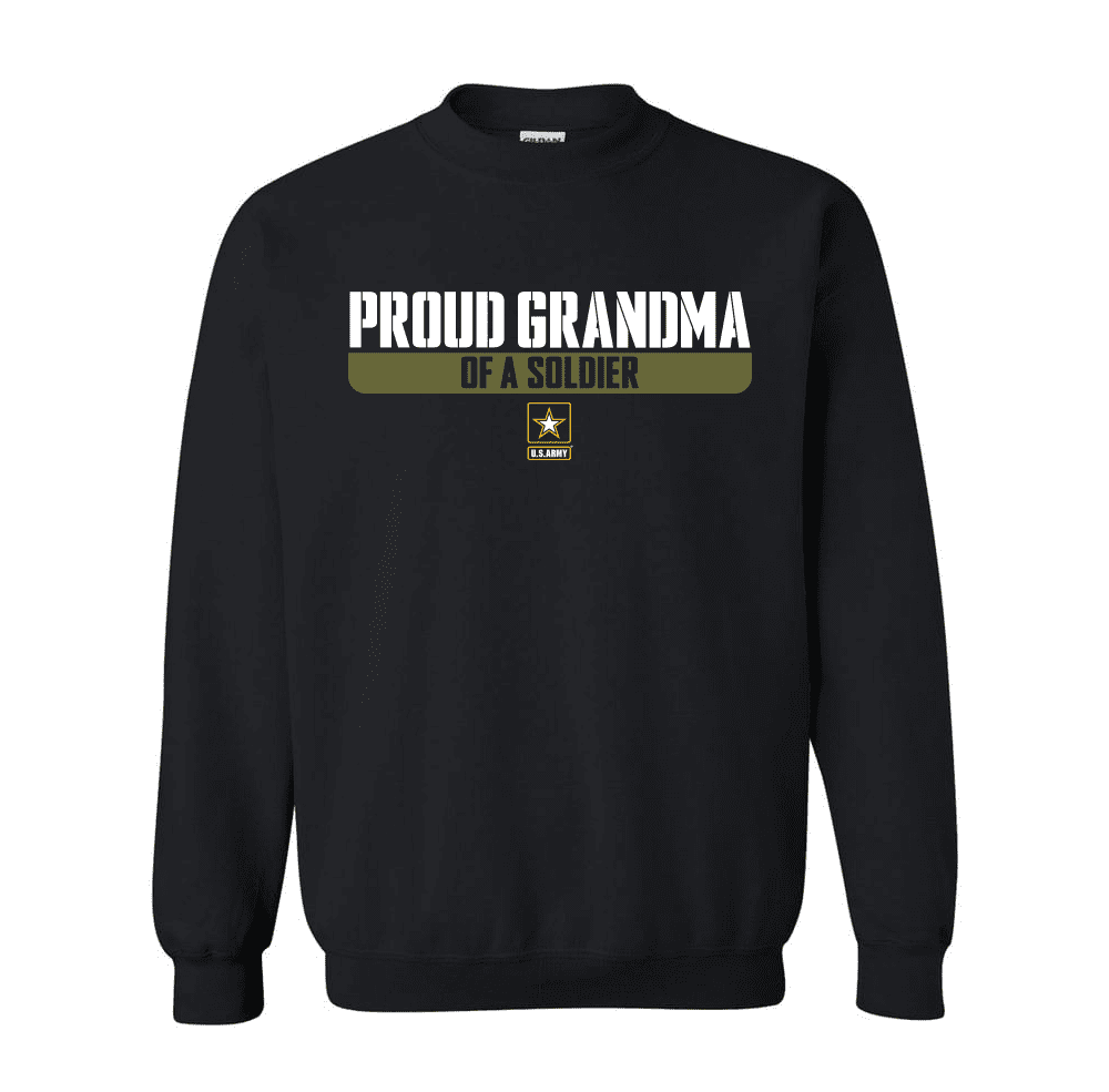Proud Grandma of A Soldier Sweatshirt - US Army Proud Family ...