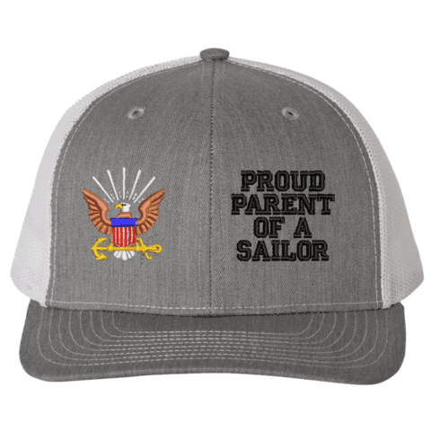 Proud Parent of a Sailor U.S. Navy Mesh Back Cap - New US Navy Split ...