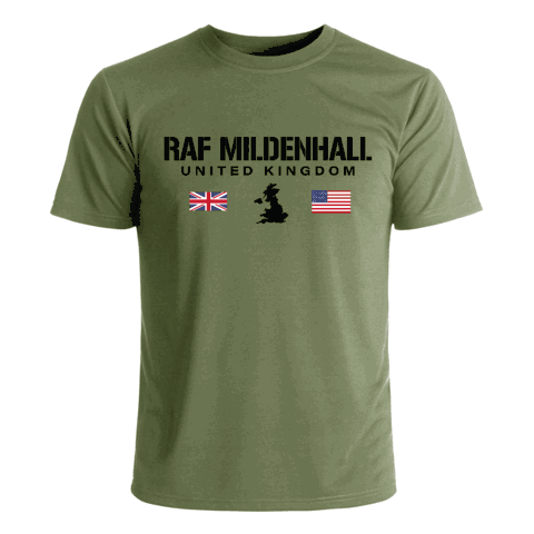 RAF Mildenhall United Kingdom T-Shirt - International Duty Station T ...