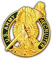 Recruiter Pin - Small Army Pins - PriorService.com