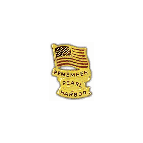 Remember Pearl Harbor Pin - World War II Pins - PriorService.com