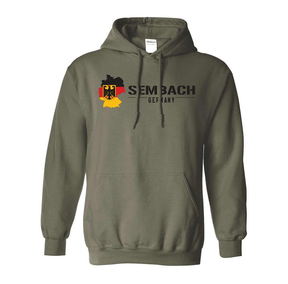 Sembach Germany Hooded Sweatshirt - Germany Duty Station Hooded ...