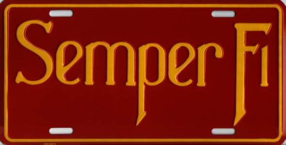 Semper Fi License Plate - Semper Fi - PriorService.com