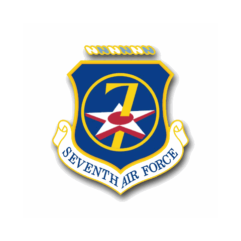 Seventh Air Force Vinyl Transfer Decal - Numbered Air Force Vinyl ...