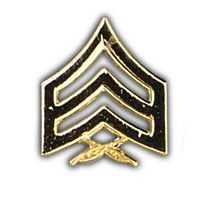 Sgt. Stripes Pin (Gold) - US Marine Corps Rank Pins - PriorService.com