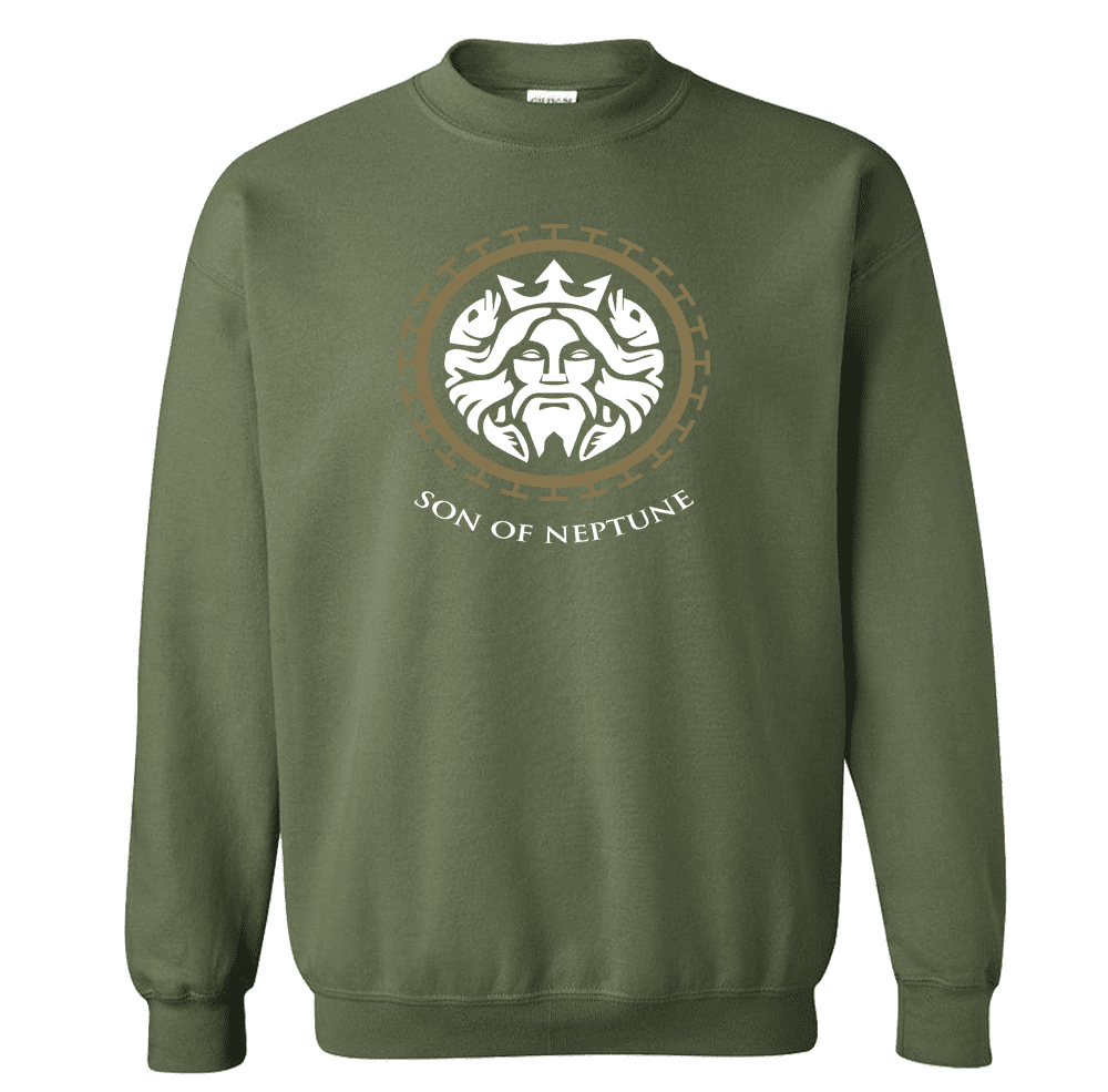 Shellback Crossing the Line OD Green Sweatshirt - US Navy Sweatshirts ...