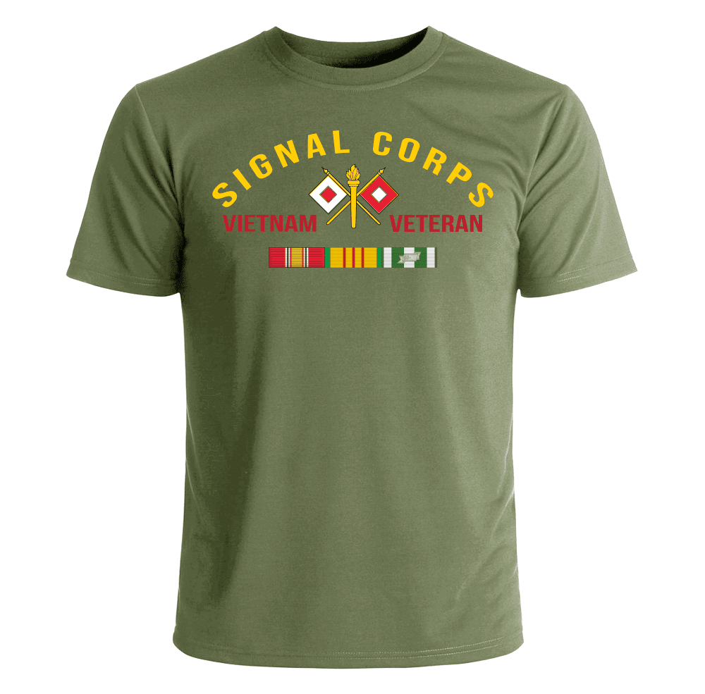 Signal Corps Vietnam Veteran T-Shirt - US Army Branch of Service ...
