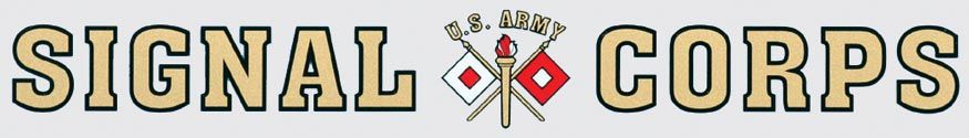 Signal Corps Window Strip Decal - US Army Decals - PriorService.com