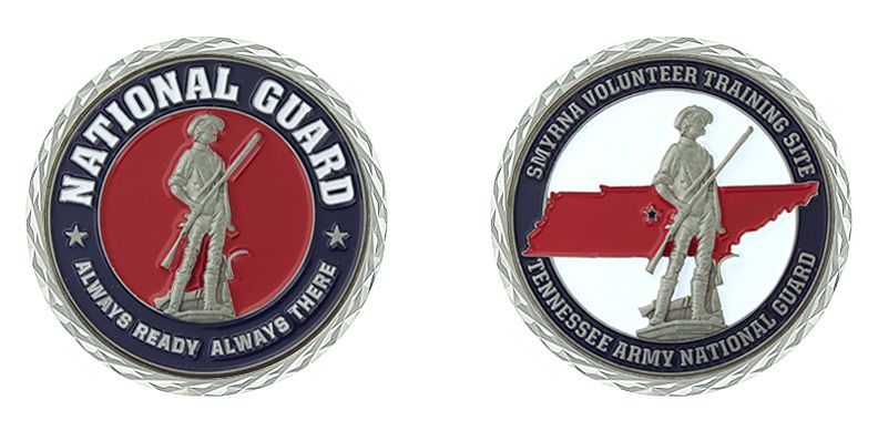 Tennessee Army National Guard Smyrna Training Challenge Coin