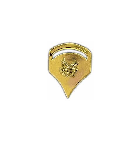 Spec 5 Pin Gold - Small Army Pins - PriorService.com
