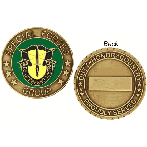 Special Forces Challenge Coin - Shop for US Army Items by Special ...