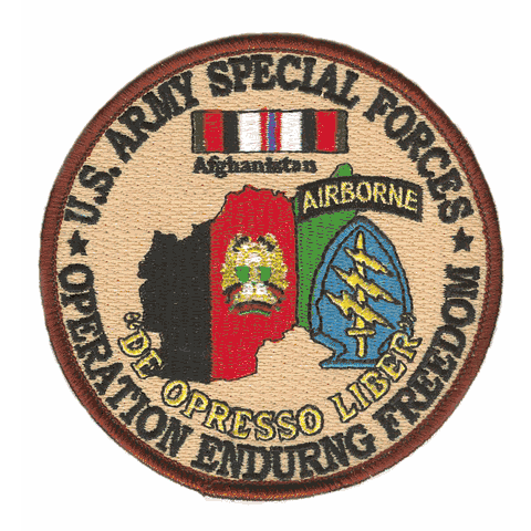 Special Forces Operation Enduring Freedom Patch - Special Forces ...