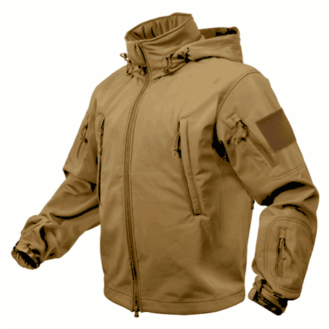 Special Ops Coyote Brown Tactical Soft Shell Jacket - Military and Camo ...