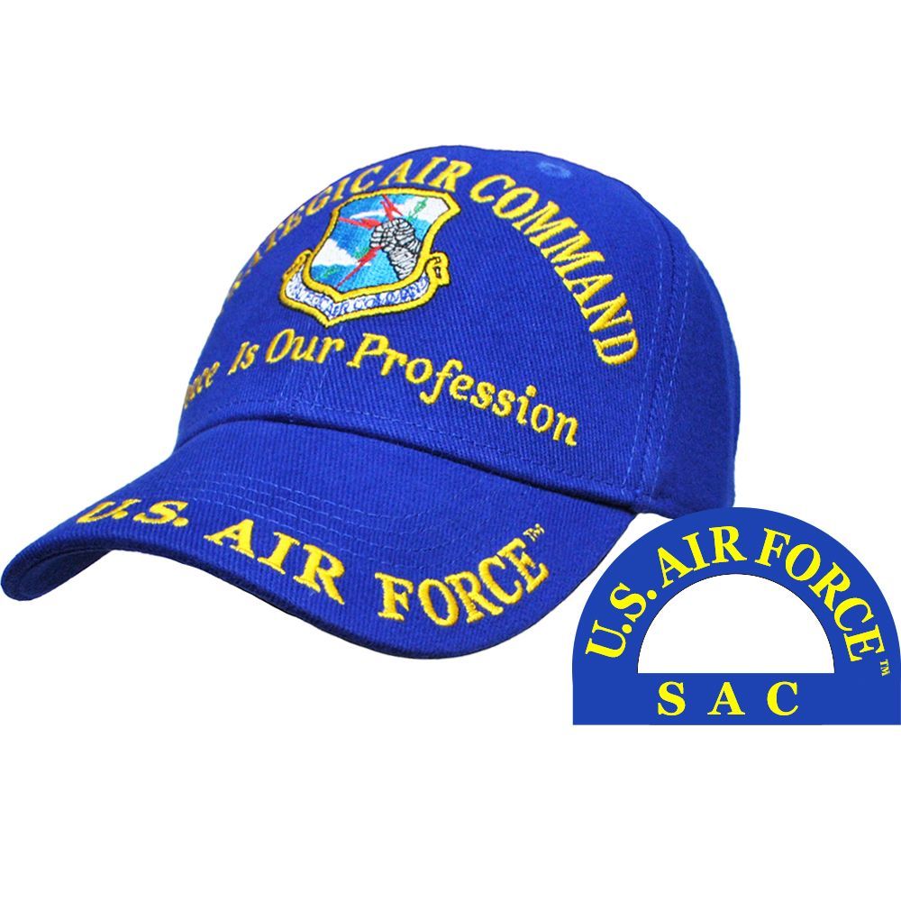 Strategic Air Command Embroidered Ball Cap - US Air Force Caps ...