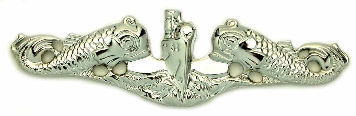 Submarine Dolphin Enlisted Badge - Full Size Navy Badges - PriorService.com