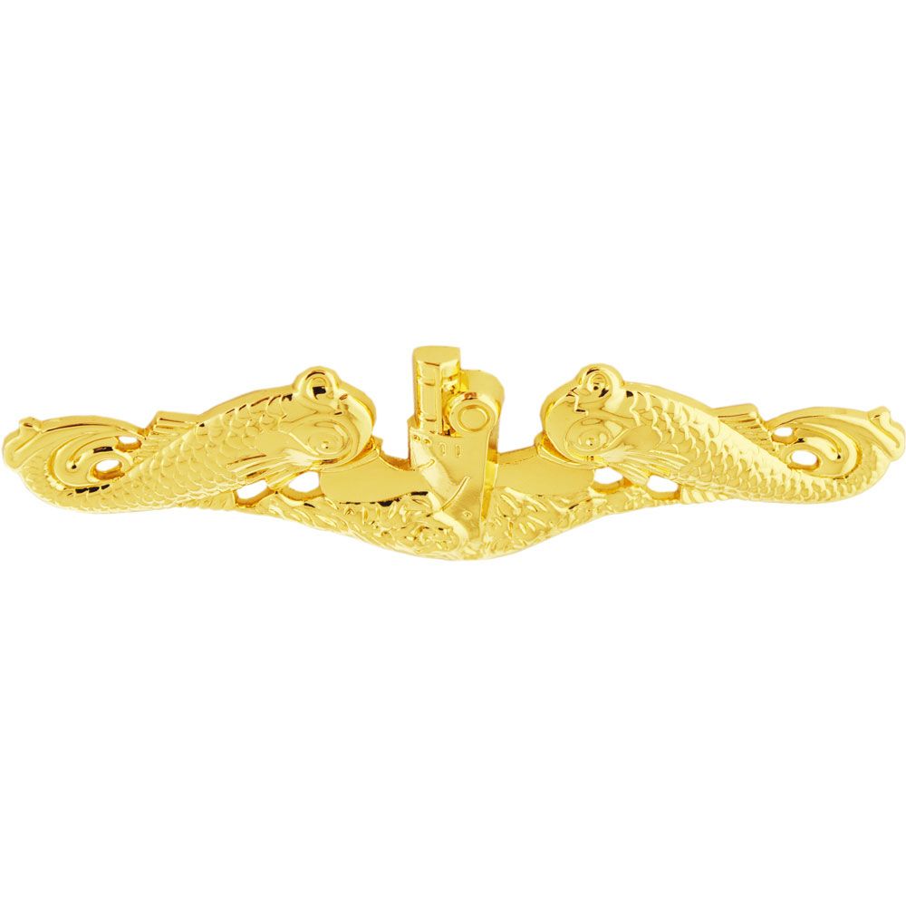 Submarine Pin Gold