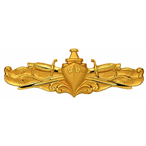 Surface Warfare Officer Badge - Full Size Navy Badges - PriorService.com