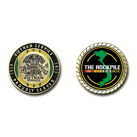 The Rockpile Vietnam Challenge Coin - Vietnam Battles & Operations ...