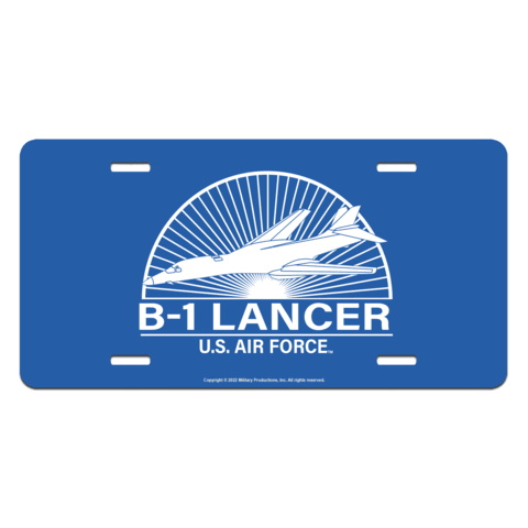 U.S. Air Force B-1 Lancer License Plate - US Air Force Aircraft License ...