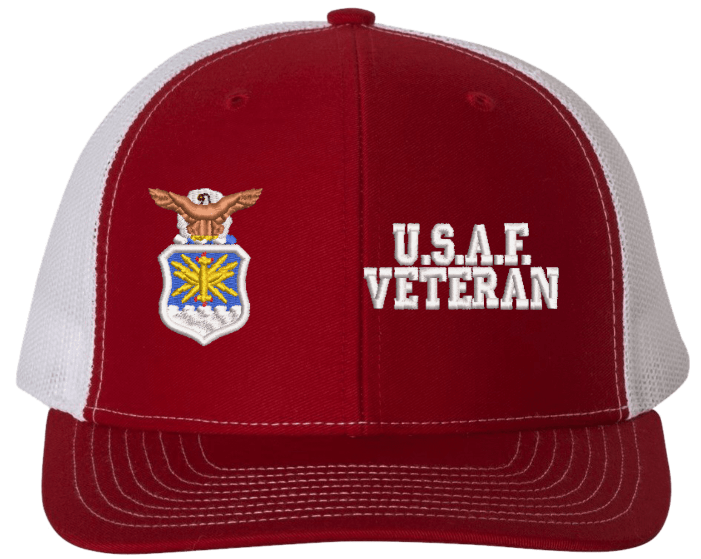 U.S. Air Force Hap Wings Veteran Mesh Back Cap - New USAF Split Caps ...