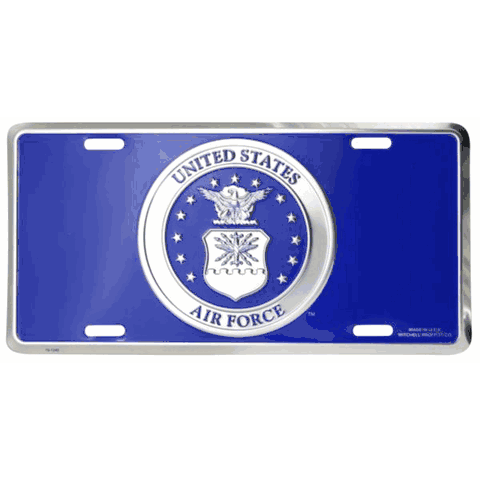 U.S. Air Force Insignia License Plate - New Air Force License Plates ...