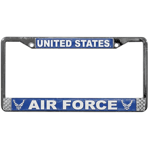 U.S. Air Force New Logo License Plate Frame - US Air Force License ...