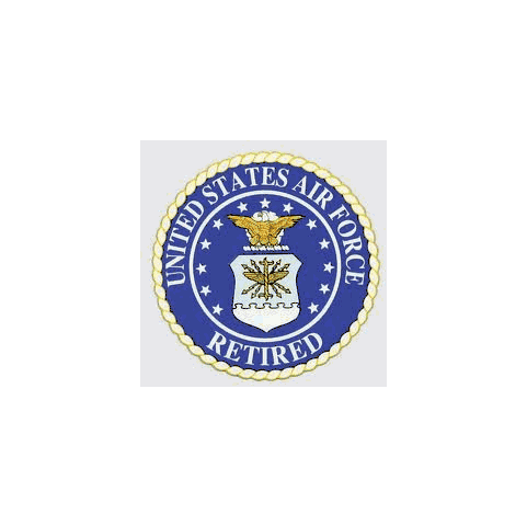 U.S. Air Force Retired Decal - US Air Force Decals - PriorService.com