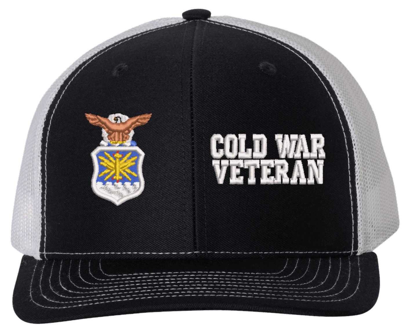 U.S. Air Force Symbol Cold War Veteran Mesh Back Cap - New USAF Split ...