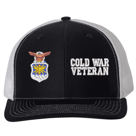 U.S. Air Force Symbol Cold War Veteran Mesh Back Cap - New USAF Split ...