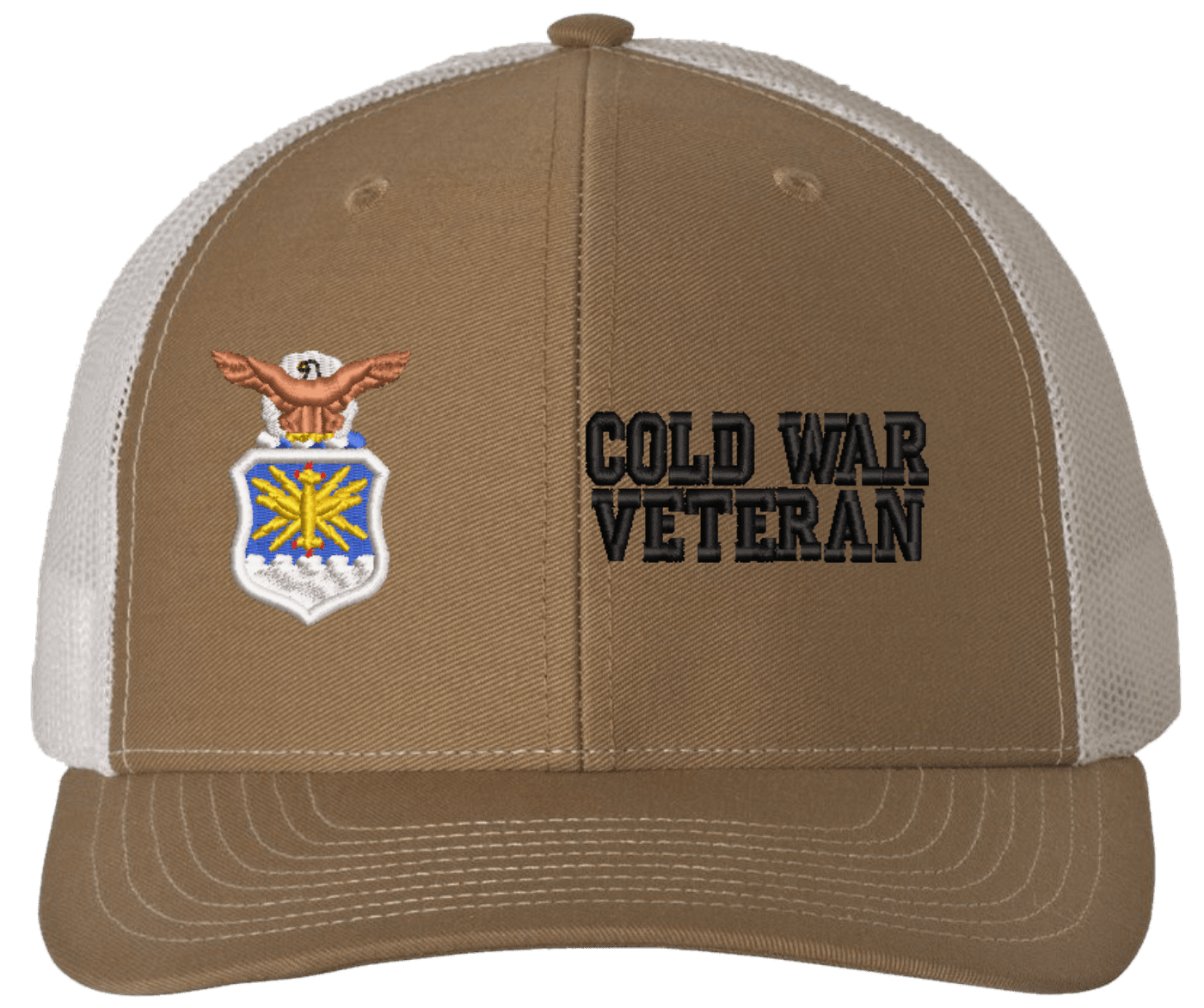U.S. Air Force Symbol Cold War Veteran Mesh Back Cap - New USAF Split ...