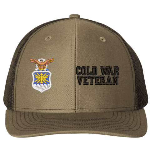 U.S. Air Force Symbol Cold War Veteran Mesh Back Cap - New USAF Split ...