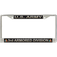 US Army Division License Plate Frames , Military Gifts and more at ...