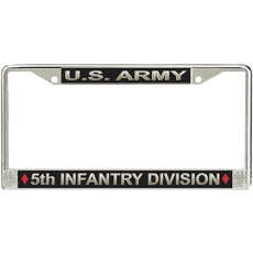 US Army Division License Plate Frames , Military Gifts and more at ...