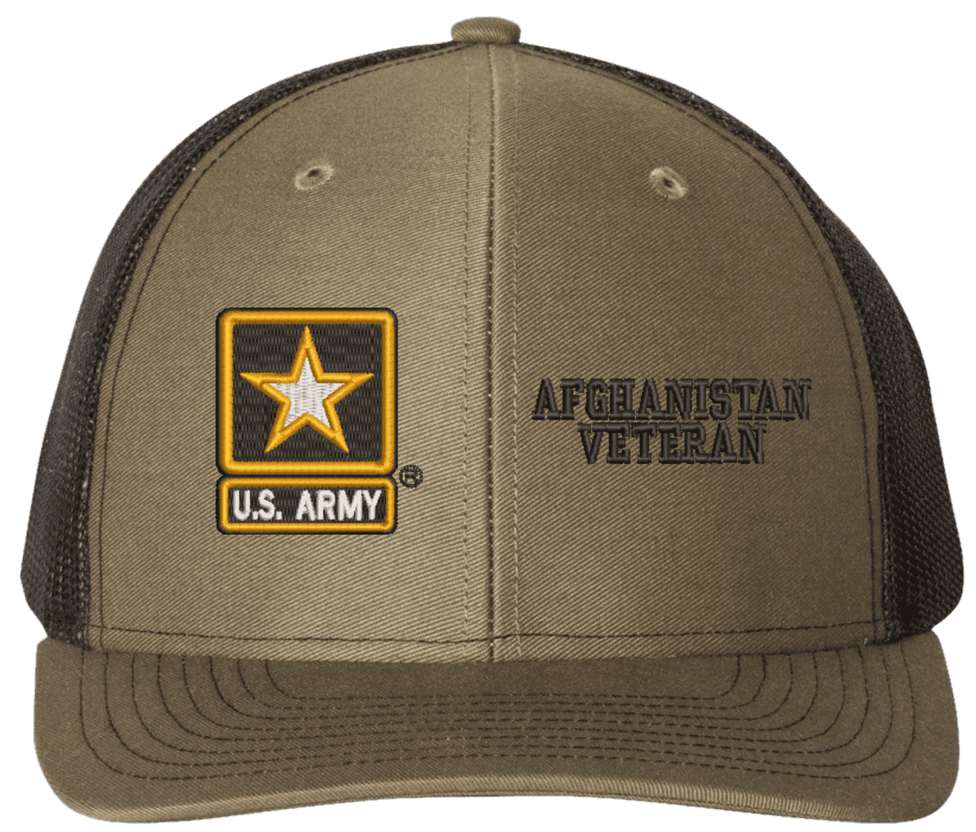 U.S. Army Afghanistan Veteran Mesh Back Cap - New US Army Split Caps ...