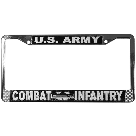 U.S. Army Combat Infantry License Plate Frame - New Plate Frames ...