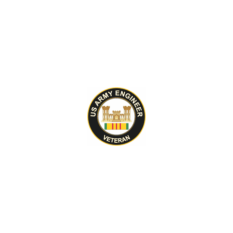 U.S. Army Engineer Vietnam Veteran Decal - U.S. Army Vietnam Decals ...
