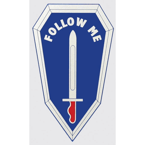 U.S. Army Infantry 'Follow Me' 5" Decal - New Decals - PriorService.com