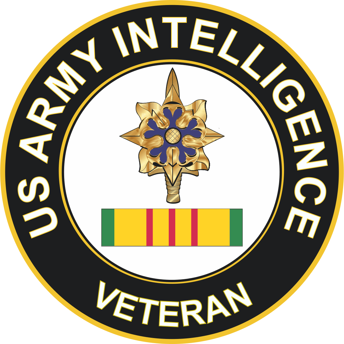 U.S. Army Intelligence Vietnam Veteran Decal - U.S. Army Vietnam Decals ...