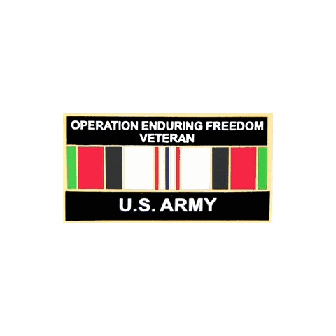 U.S. Army Operation Enduring Freedom Veteran Pin - Operation Enduring ...