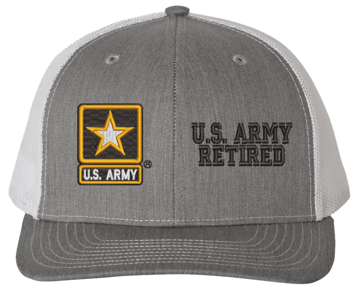 U.S. Army Retired Mesh Back Cap - New US Army Split Caps - PriorService.com
