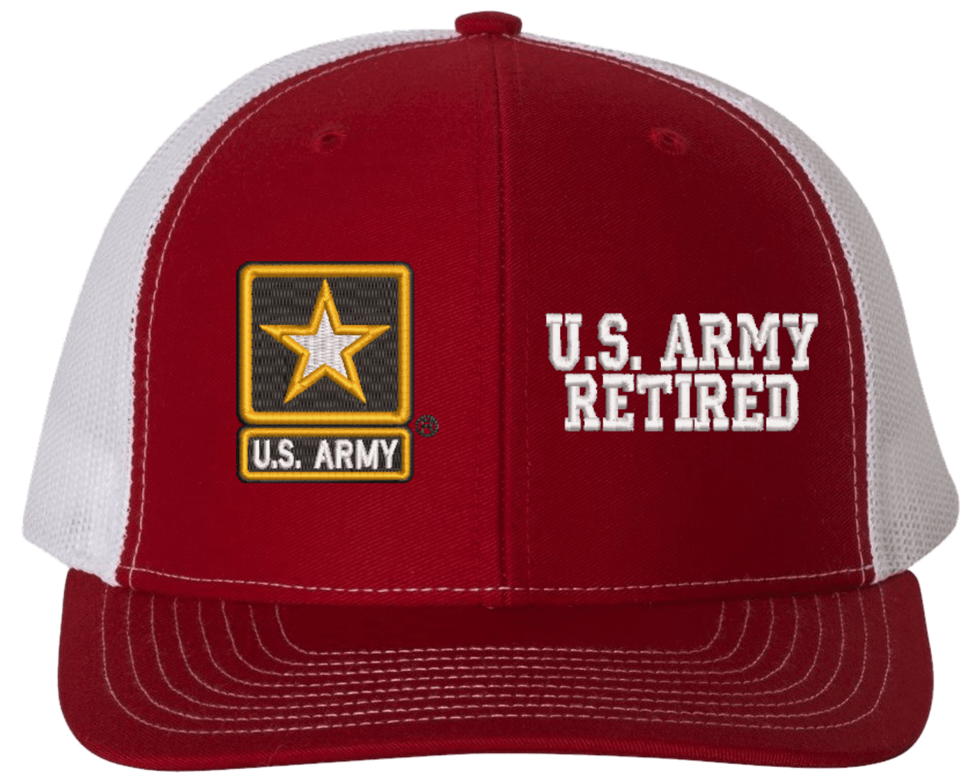 U.S. Army Retired Mesh Back Cap - New US Army Split Caps - PriorService.com