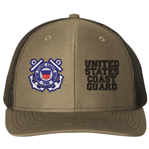 U.S. Coast Guard Cold War Veteran Mesh Back Cap - New USCG Split Caps ...