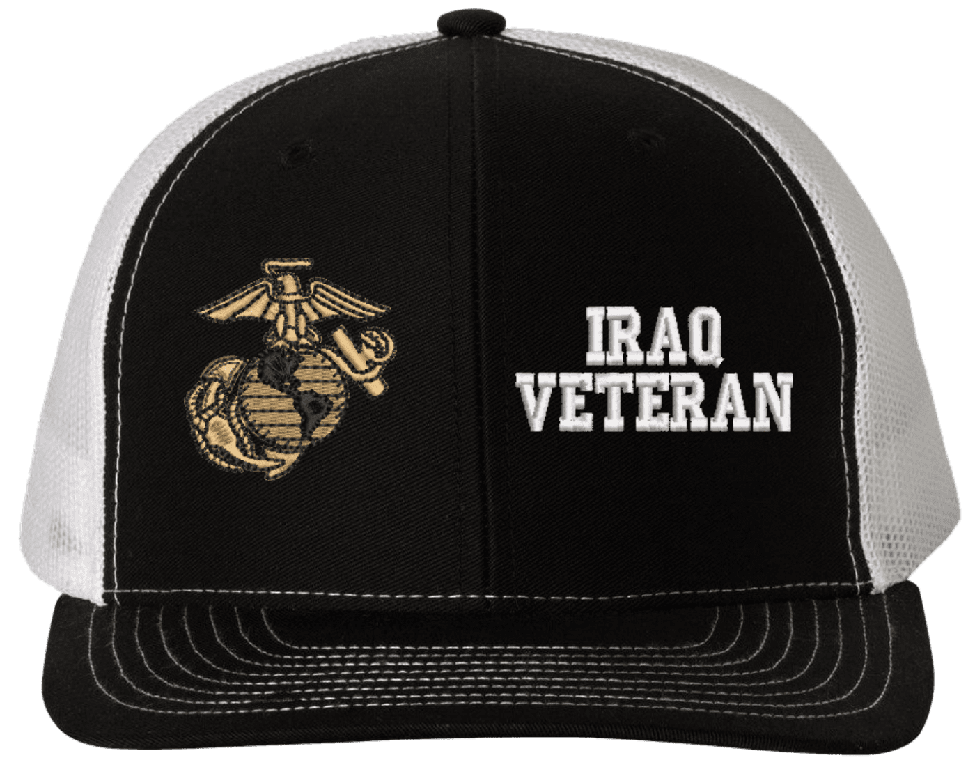 U.S. Marine Corps Iraq Veteran Mesh Back Cap - New USMC Split Caps ...