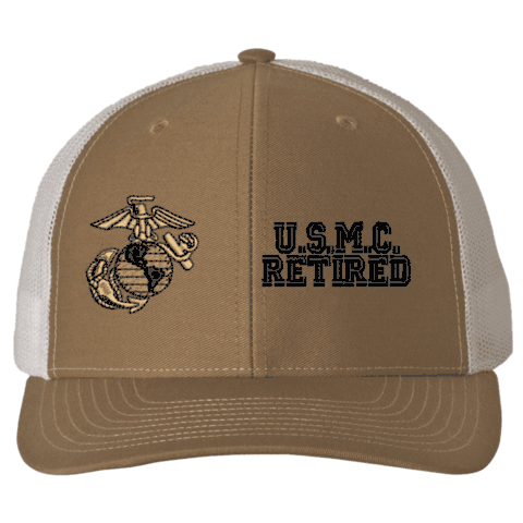 U.S. Marine Corps Retired Mesh Back Cap - New USMC Split Caps ...