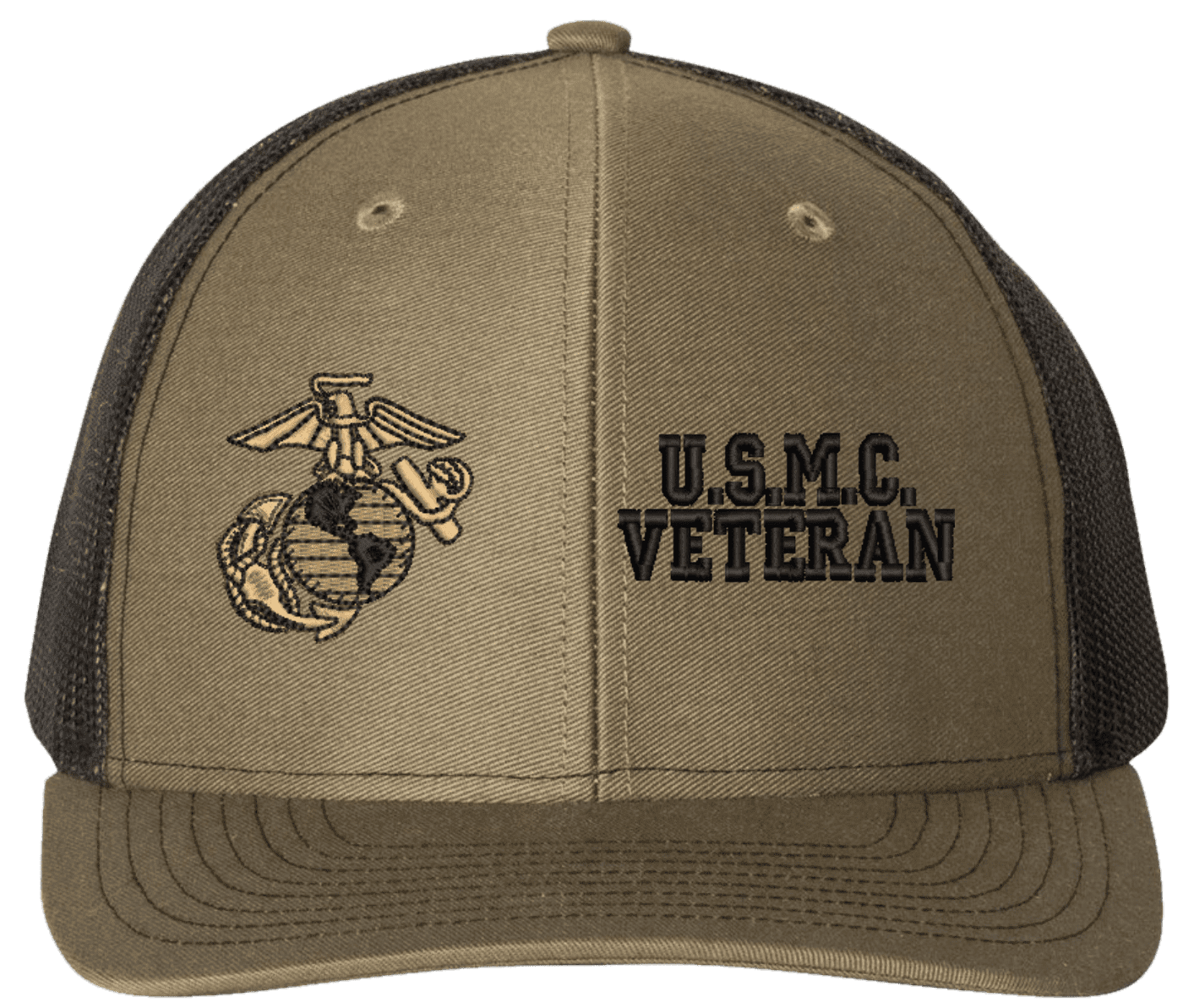 U.S. Marine Corps Veteran Mesh Back Cap - New USMC Split Caps ...