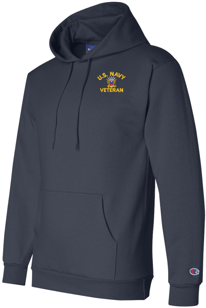U.S. Navy Veteran Hoodie - US Navy Embroidered Hooded Sweatshirts ...