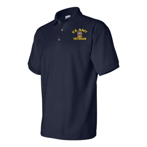 U.S. Navy Veteran Polo - New US Navy Polo Shirts - PriorService.com