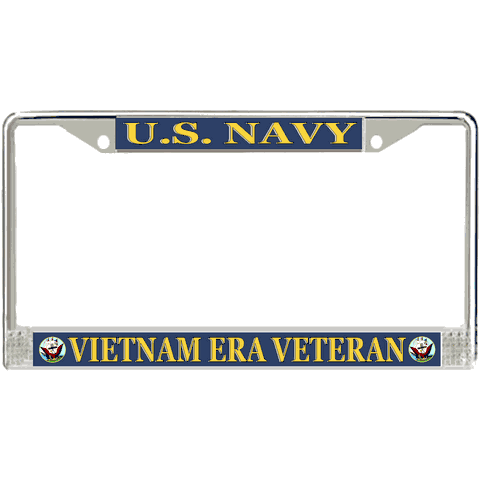 U.S. Navy Vietnam Era Veteran License Plate Frame - New U.S. Navy ...